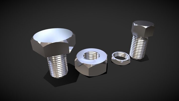ArtStation - Bolts 3D Printing