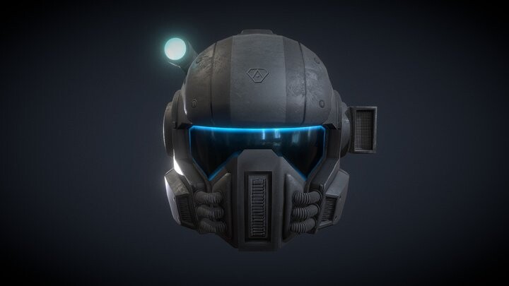ArtStation - Generic Sci-fi "Omega" Helmet