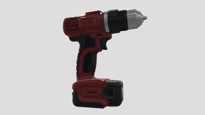ArtStation - Drill Machine 3D Model