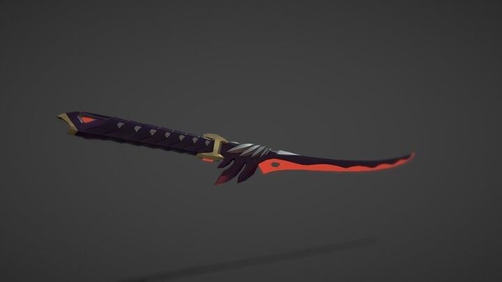 ArtStation - karasu_Tengu-Genji Katana