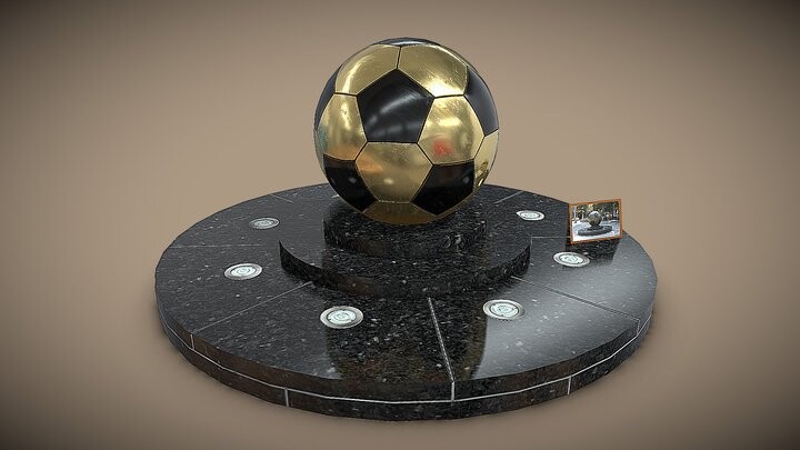 ArtStation - Monument to the ball. Памятник мячу.