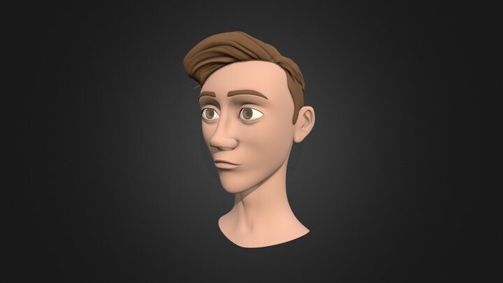 ArtStation - Stylized Cartoon Head