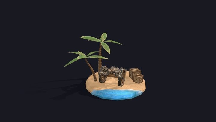 ArtStation - 3D Asset - Stylized Cannon