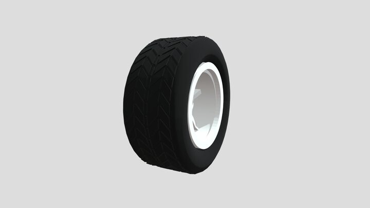 ArtStation - Simple Car Wheel | Realistic 3D Tire Model