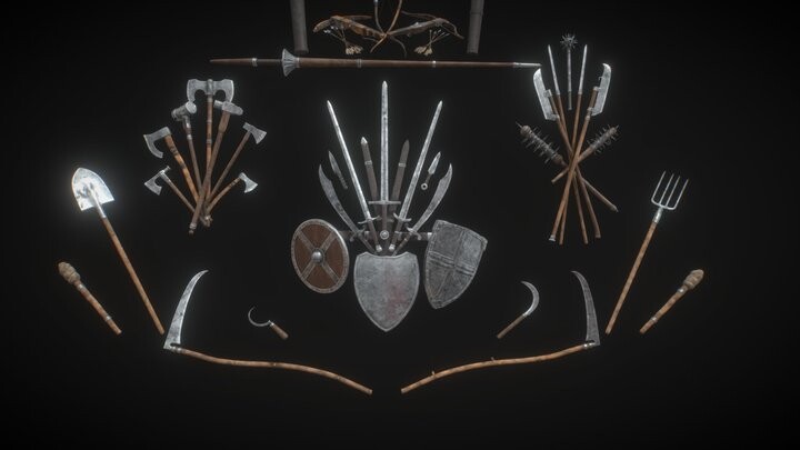 ArtStation - Medieval Weapons
