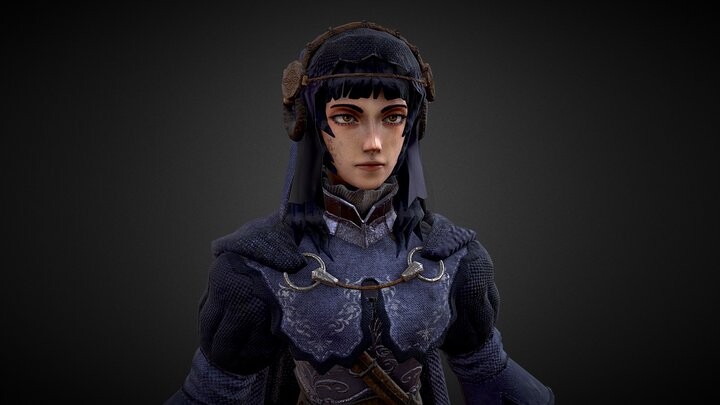 ArtStation - CA2 - Character Texturing (Elden Ring Inspired OC)