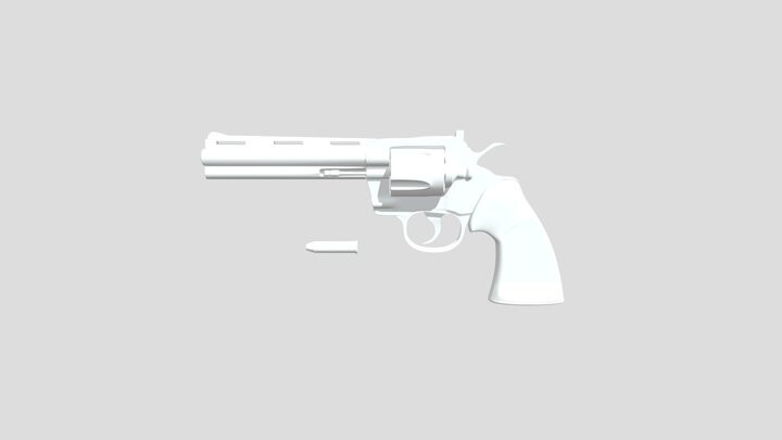 ArtStation - Rick Grimes' Revolver (Fan-Made)