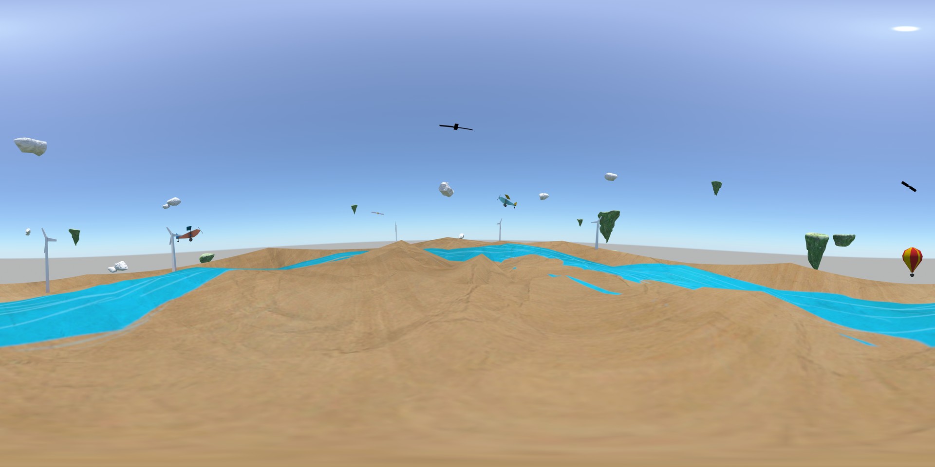 ArtStation - Floating Mountains 360 degree VR Experience video