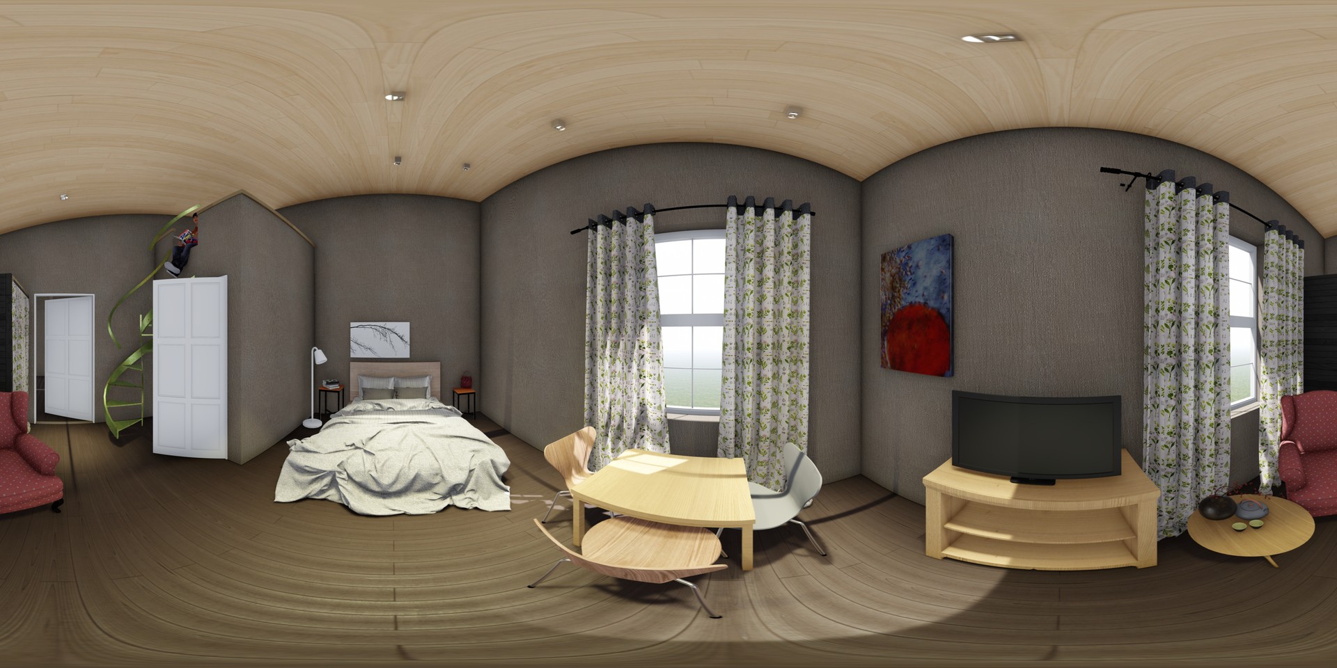 ArtStation - studying of panoramic view