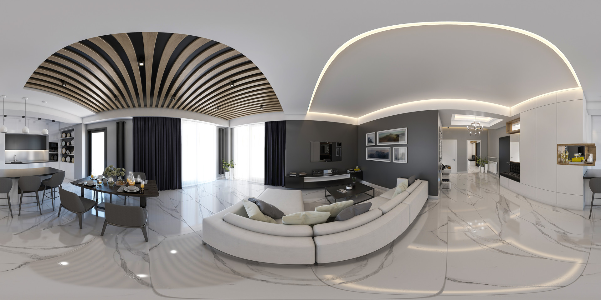 ArtStation - INTERIOR DESIGNE - LISI APARTMENT