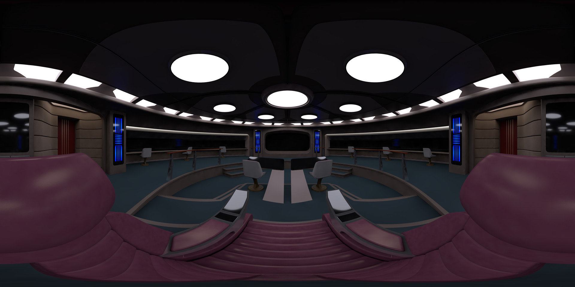 ArtStation - WIP - Star Trek TNG Miranda Class Bridge, Michael Zock