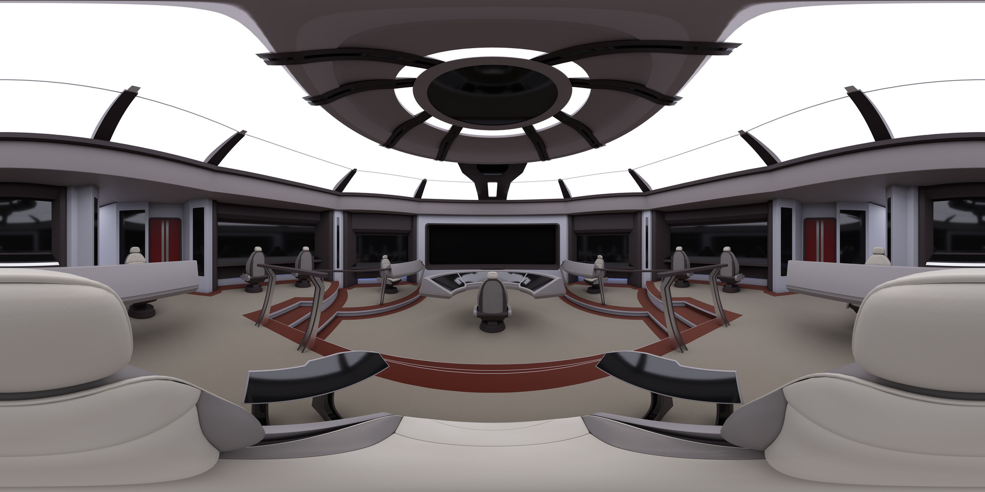 ArtStation - WIP - Star Trek TNG Interceptor Class Bridge, Michael Zock
