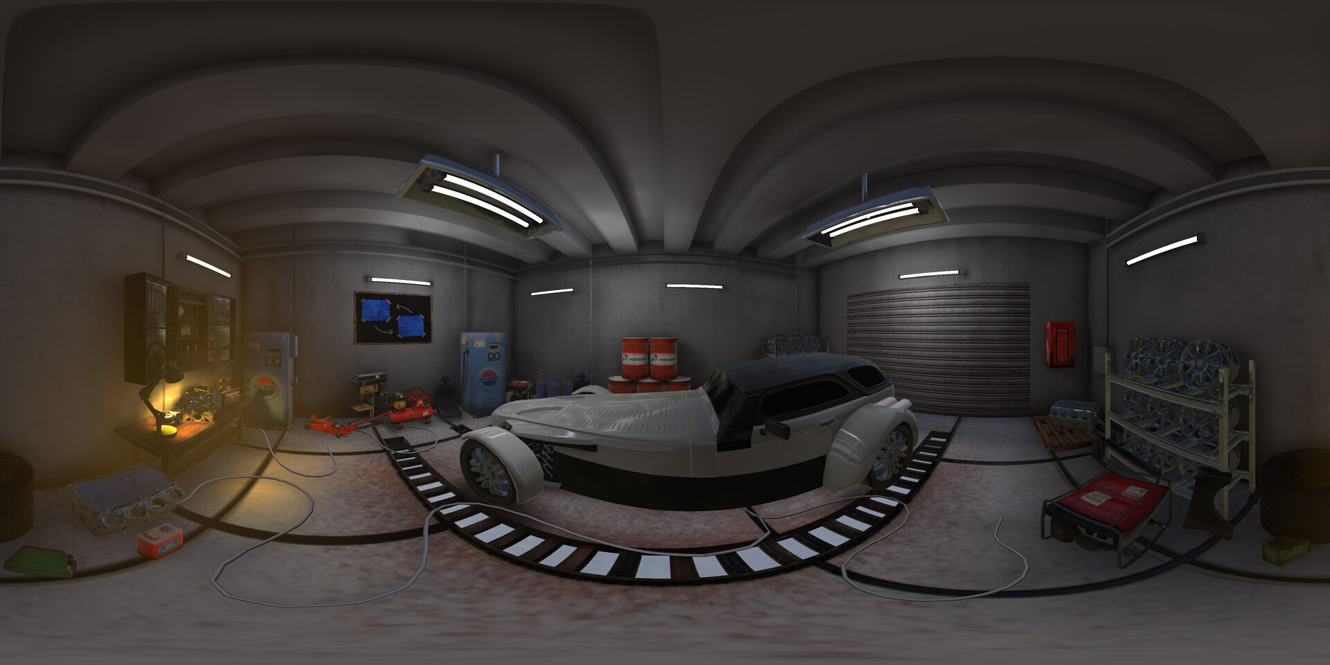ArtStation - 3D garage