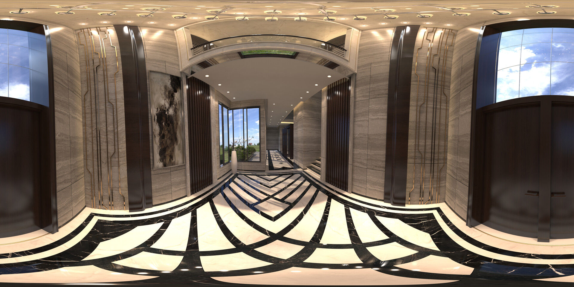 Ali Saada - villa entrance