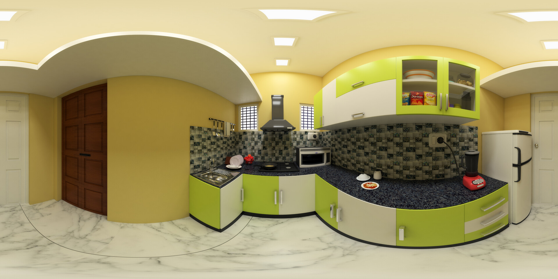 ArtStation - 360 modular kitchen design