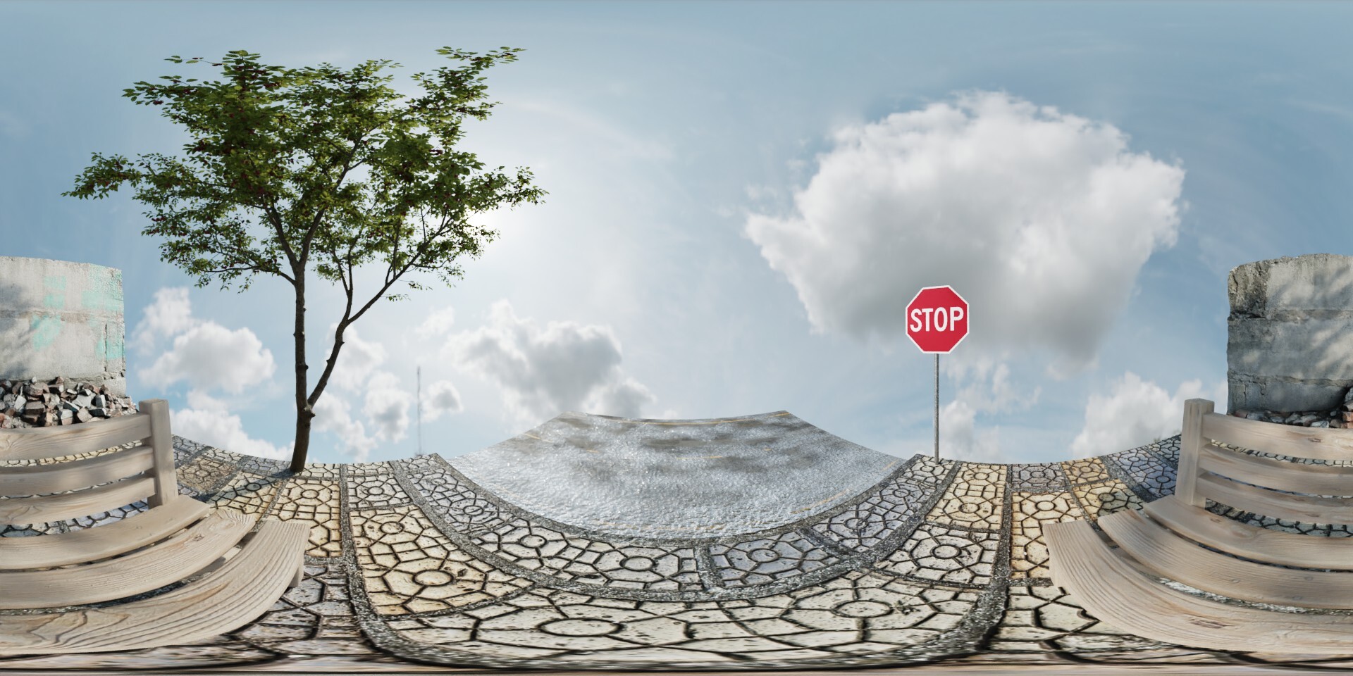 ArtStation - roadside