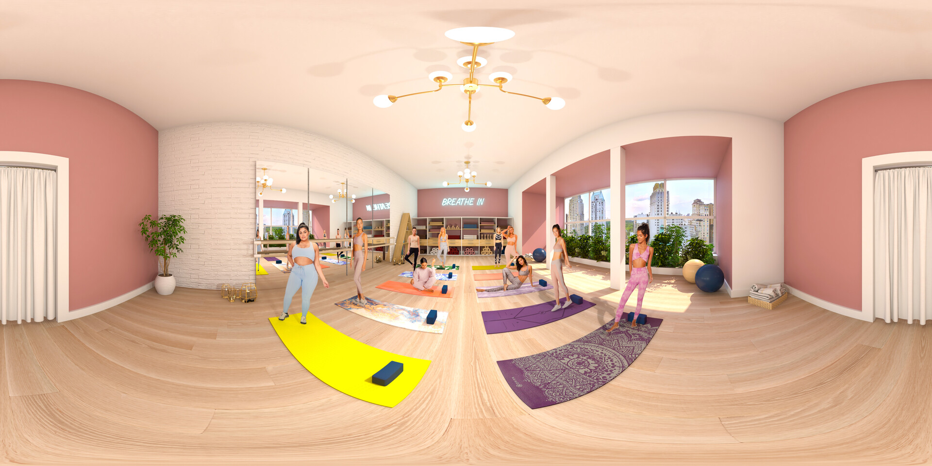 ArtStation - Yoga Studio Renders (2018)