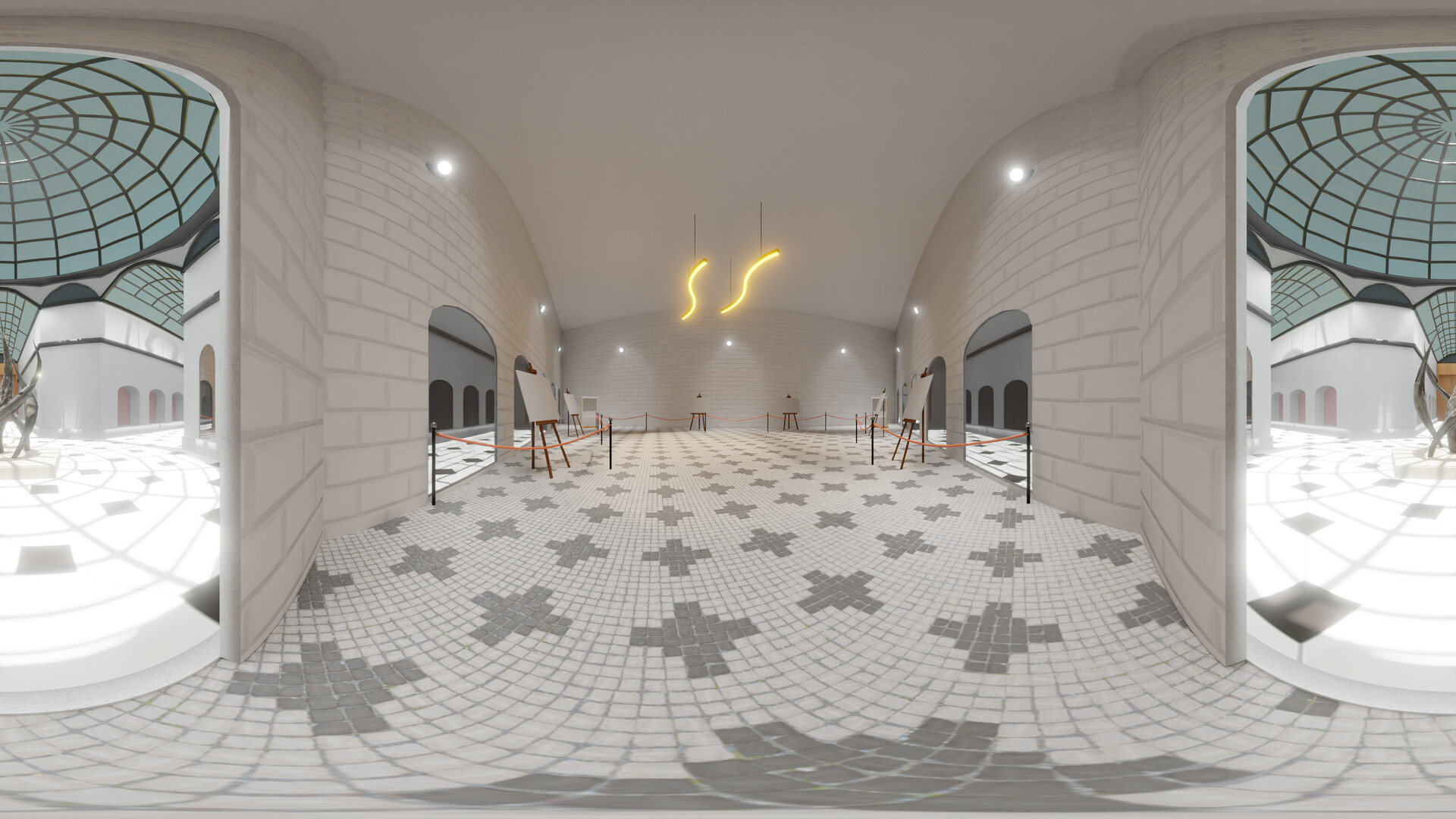 ArtStation - Art Gallery _VR_360 _Rendering