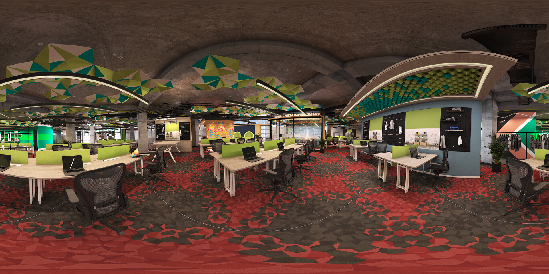 ArtStation - Office space 360 visualisation.