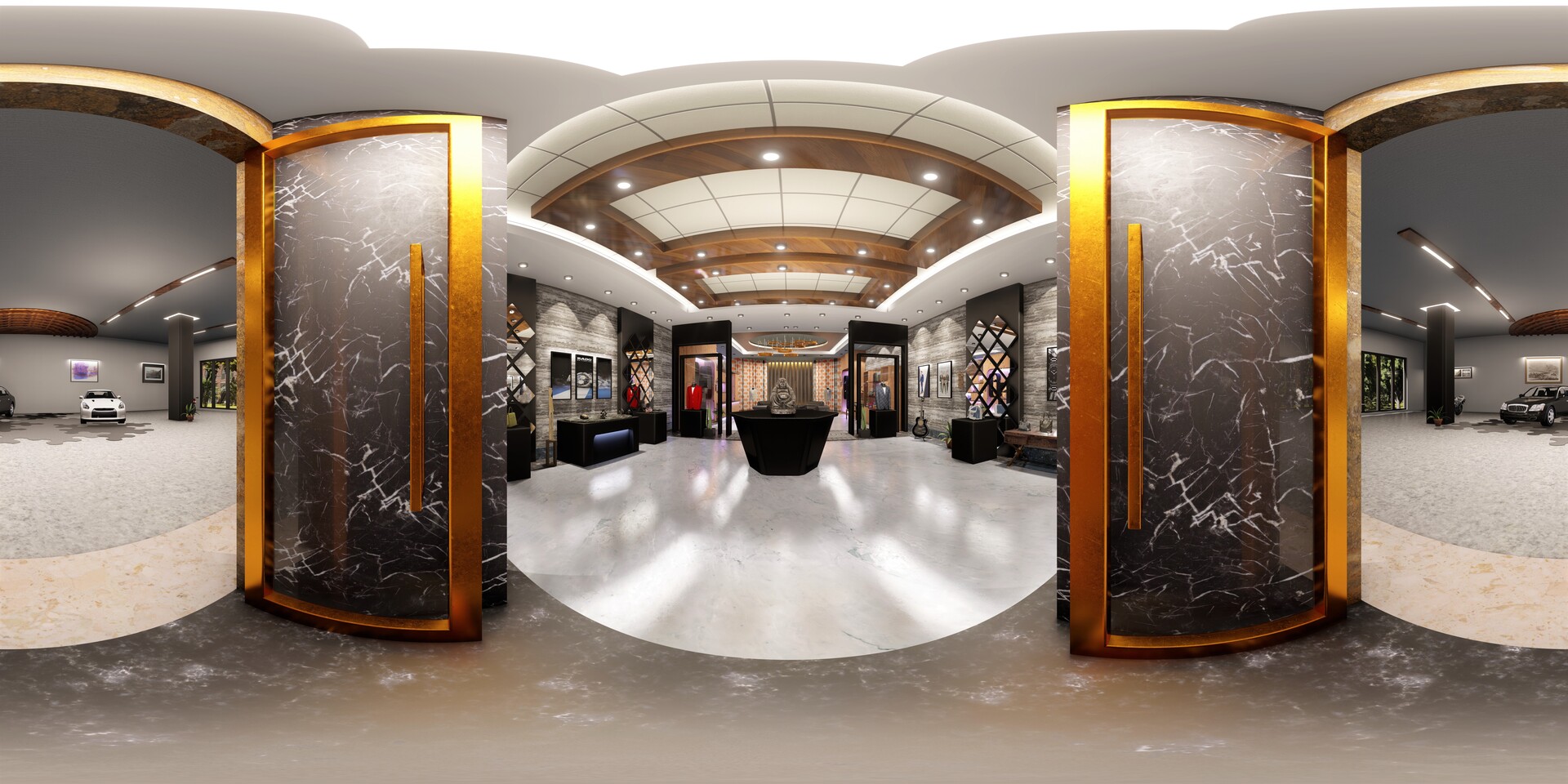 ArtStation - Luxury showroom design