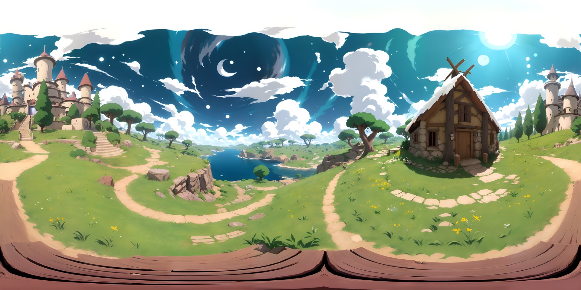 ArtStation - Stylized Zelda 360 Environment