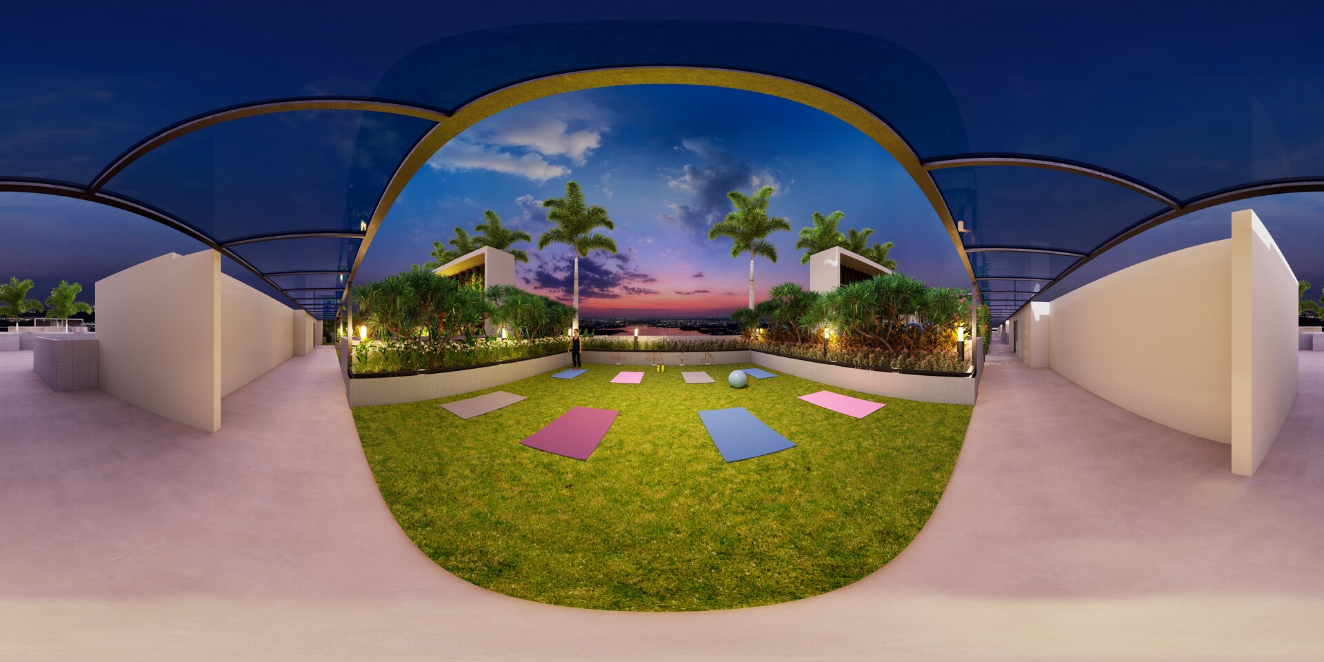 ArtStation - Yoga lawn