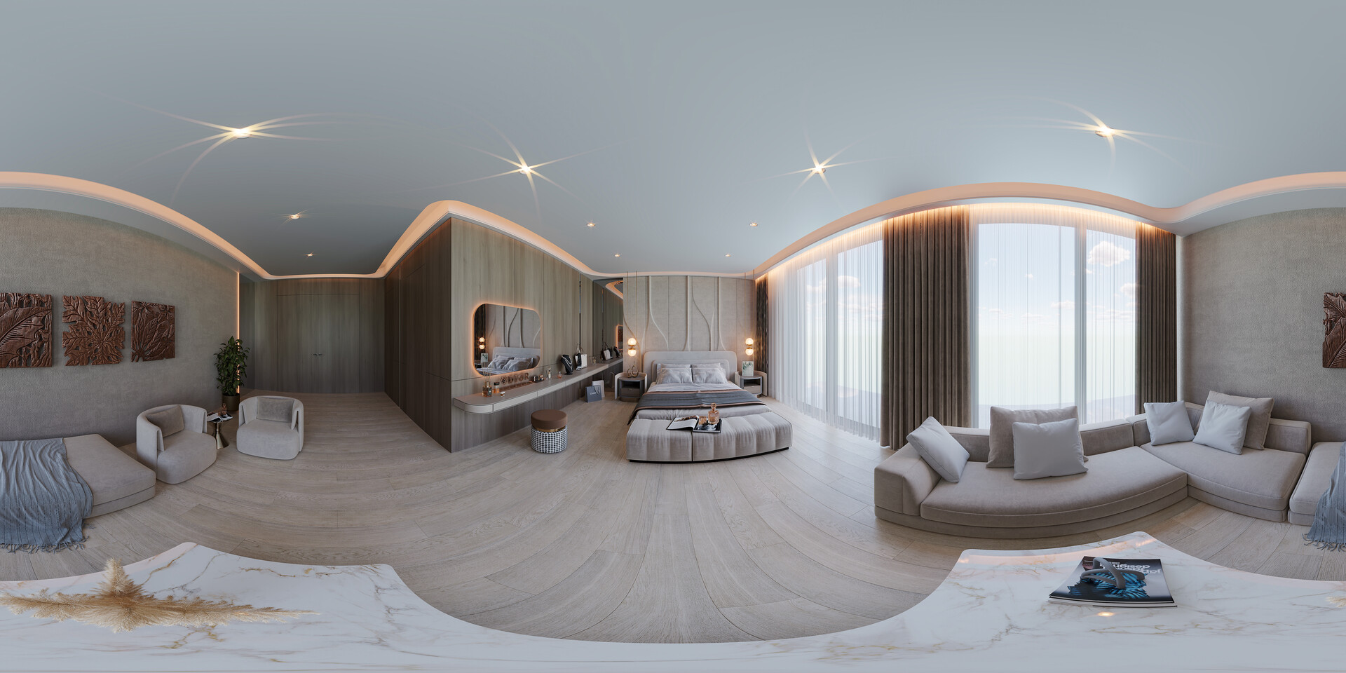 ArtStation - Master bedroom edit