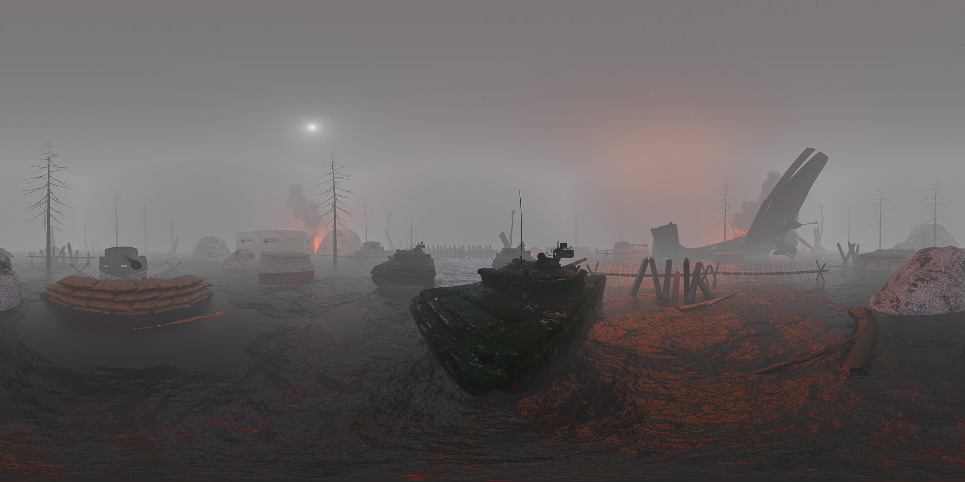 ArtStation - WW2 Scene