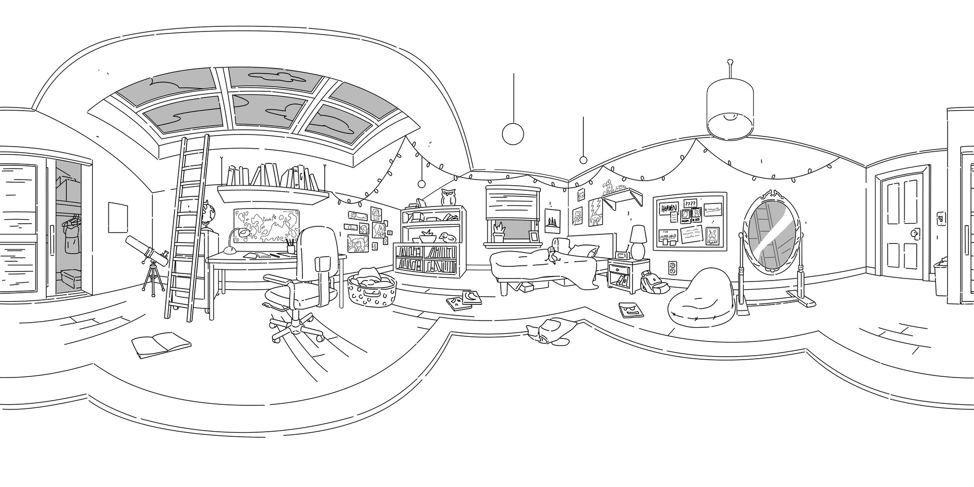 ArtStation - Concept Art of June's room