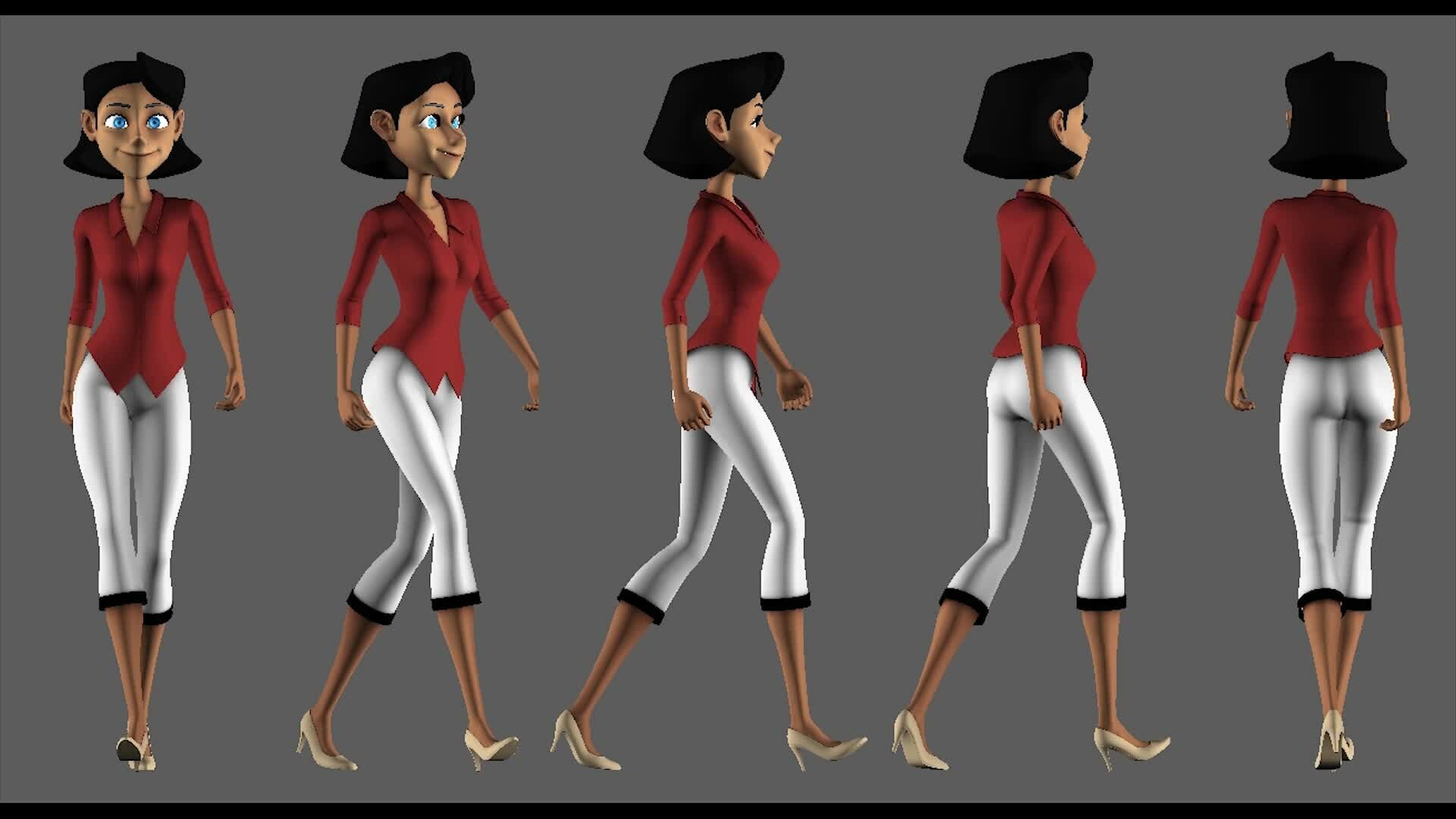 ArtStation - Female Walk Cycle