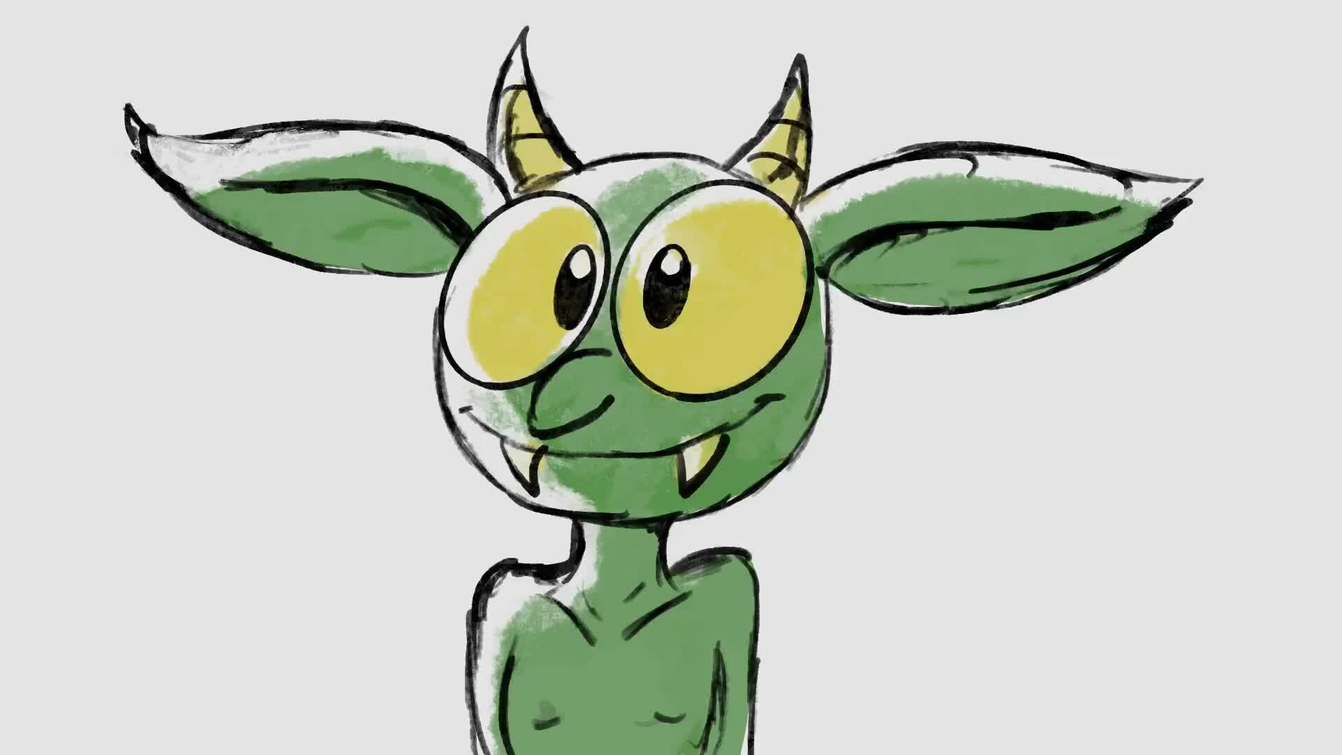 ArtStation - Imp goblin (Animation Procreate 5)