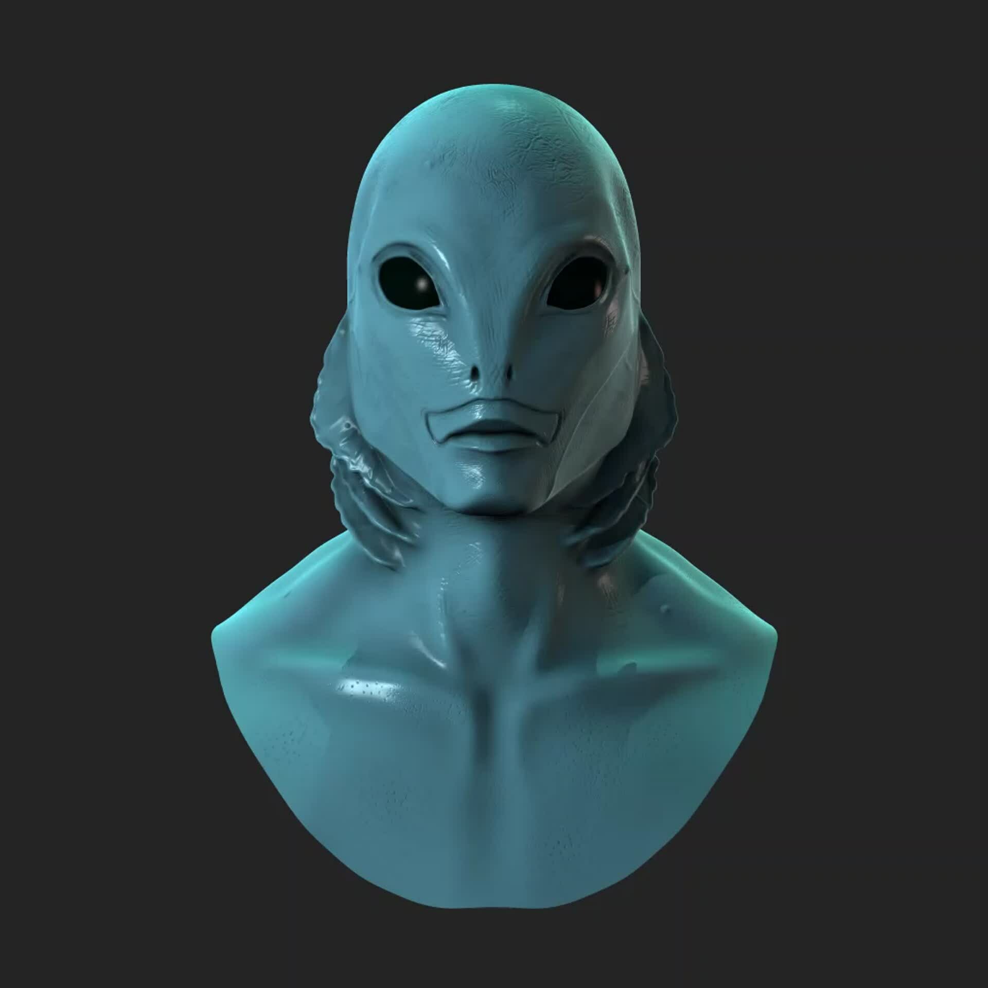 ArtStation - Creature Bust Project