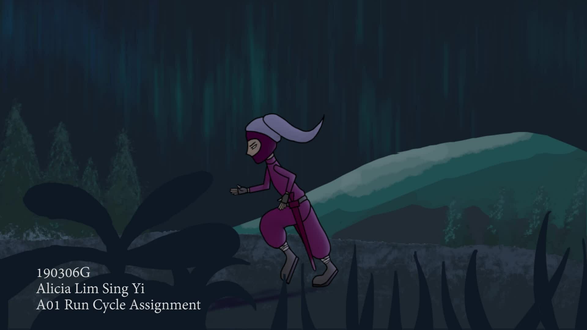 ArtStation - 2D Run Cycle Animation