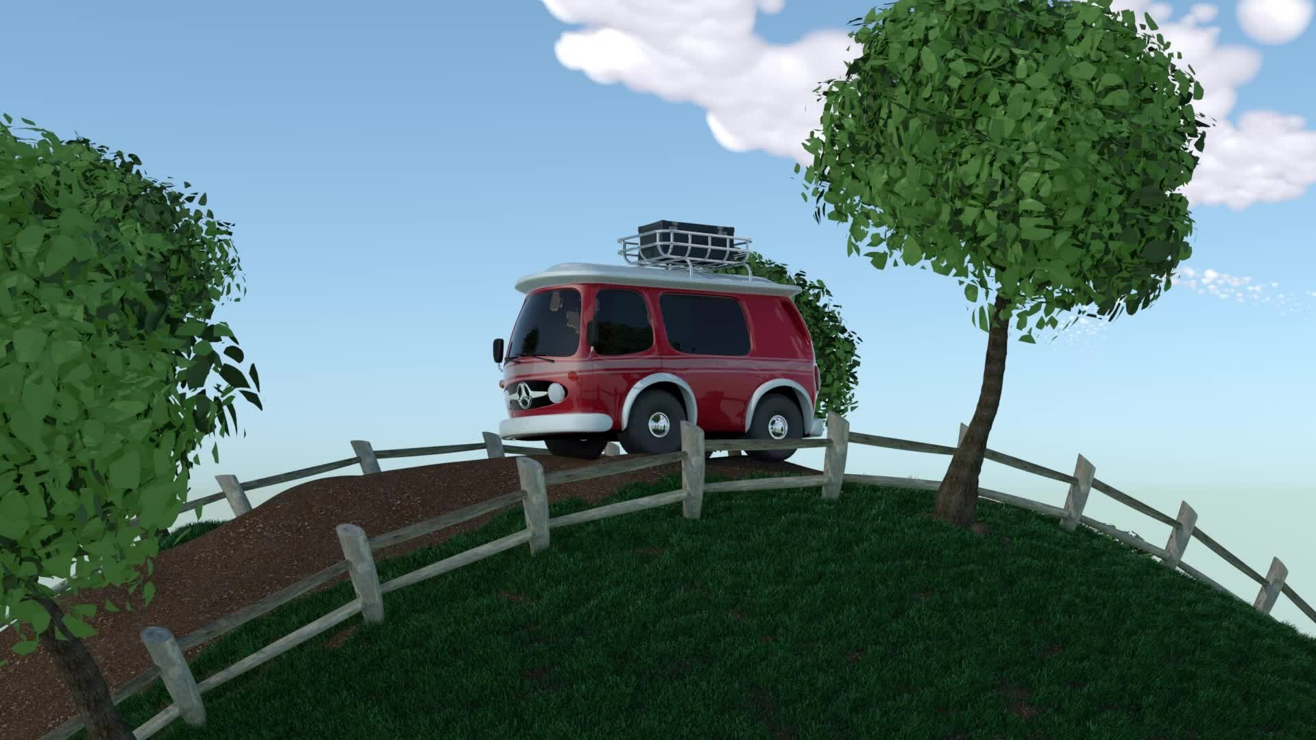 ArtStation - Cartoon Van