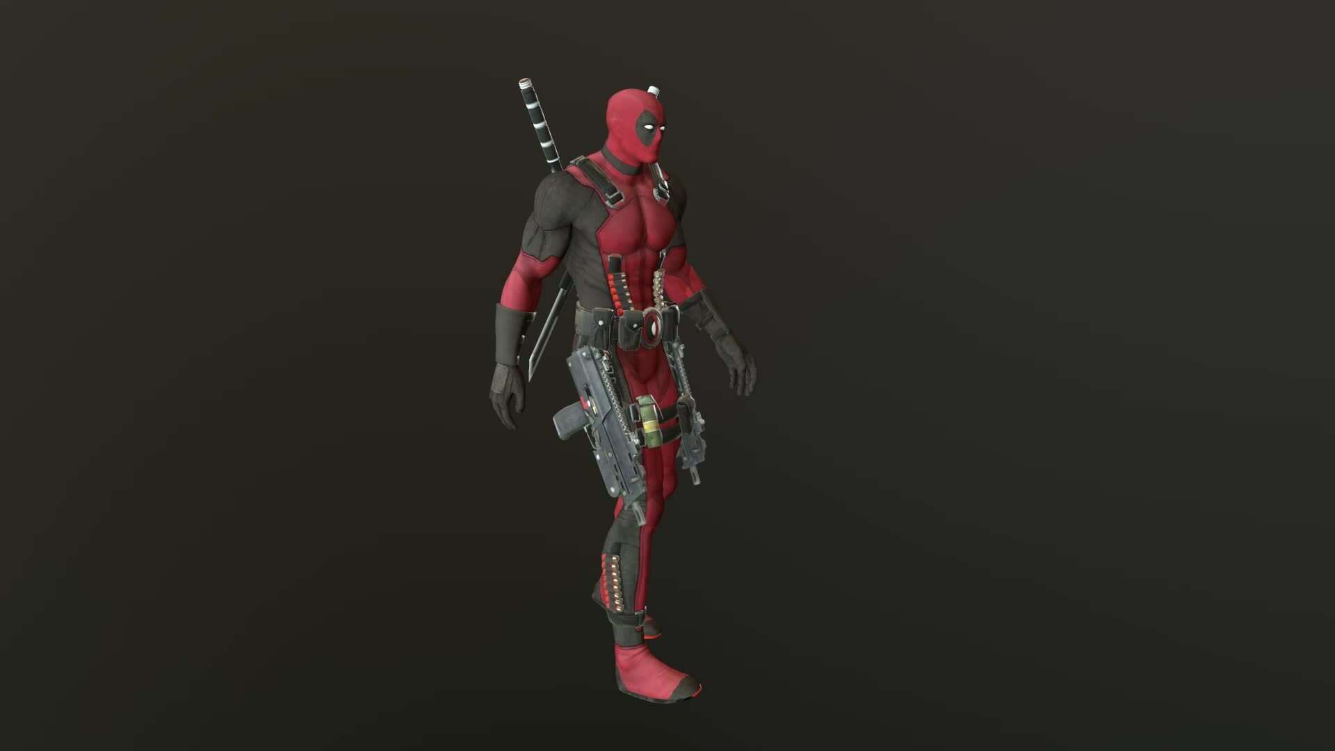 ArtStation - Deadpool Walk Cycle