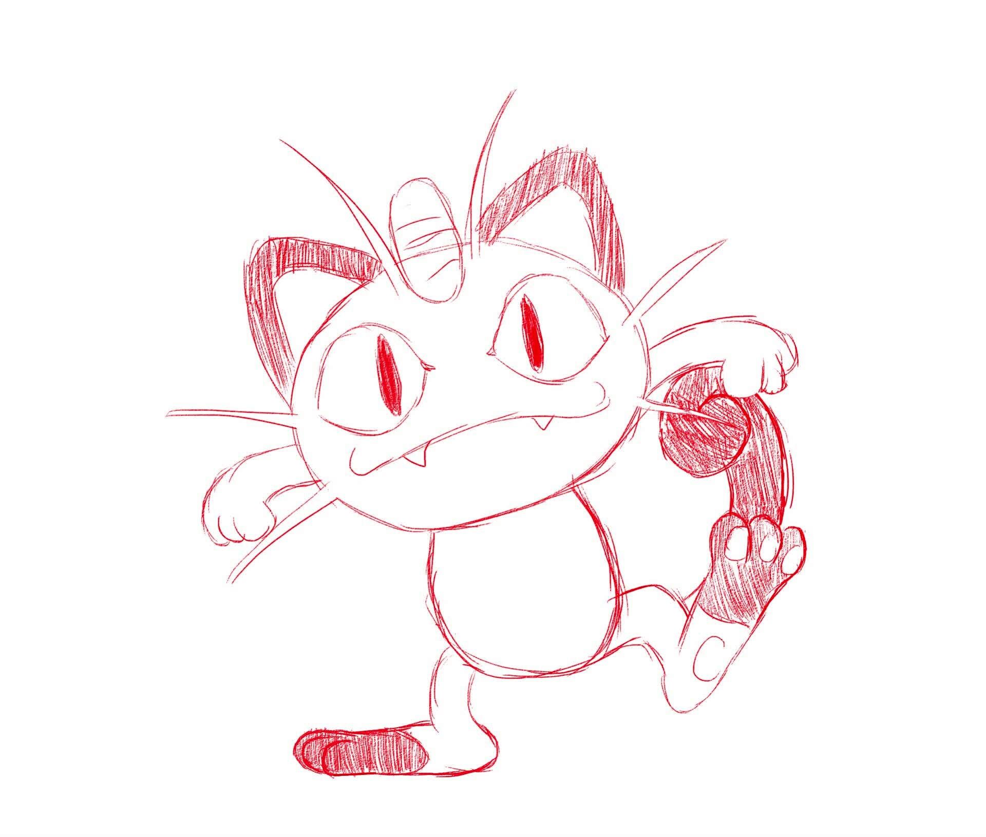 ArtStation - Meowth Animation