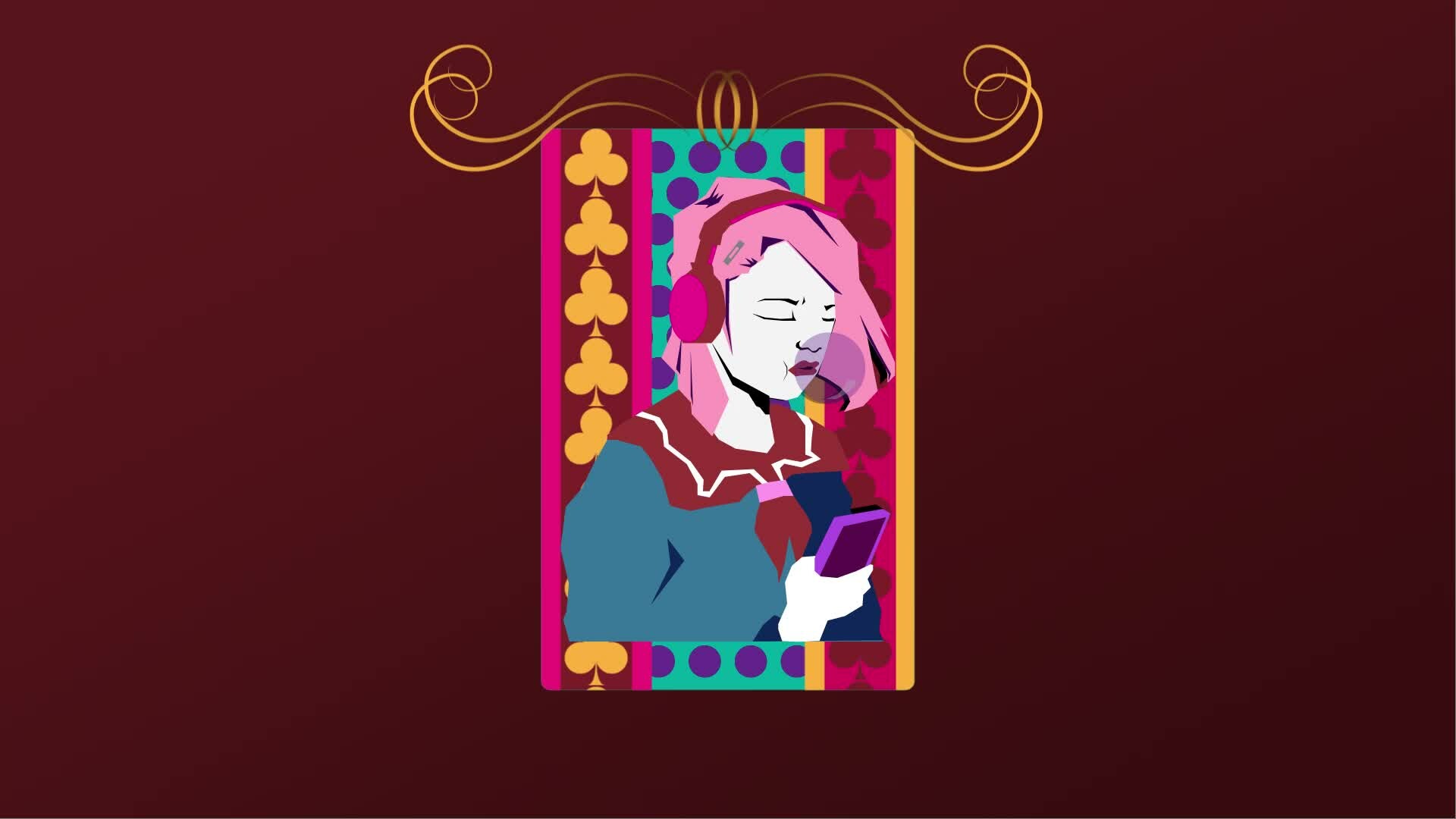 ArtStation - Character Card Motion Graphics