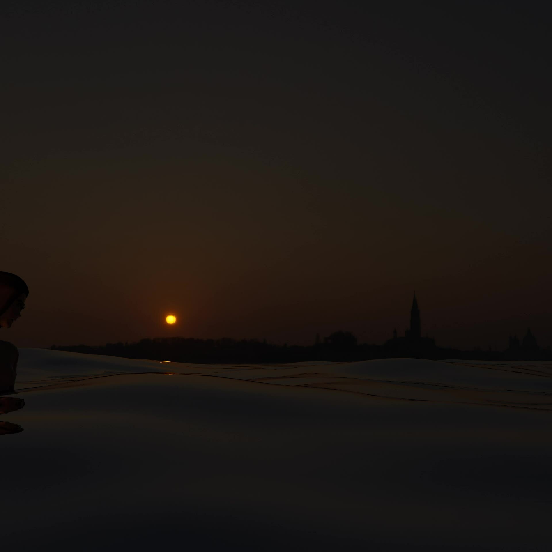 ArtStation - Nymph in Sunset