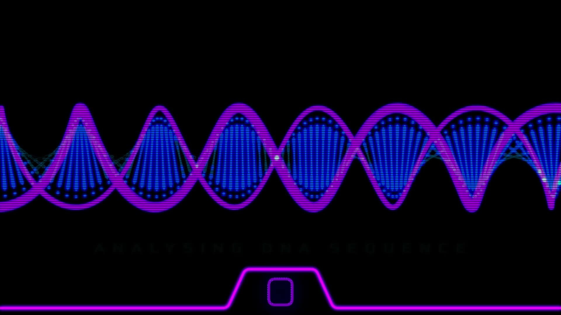 ArtStation - DNA Analyzer UI - Animation Loop