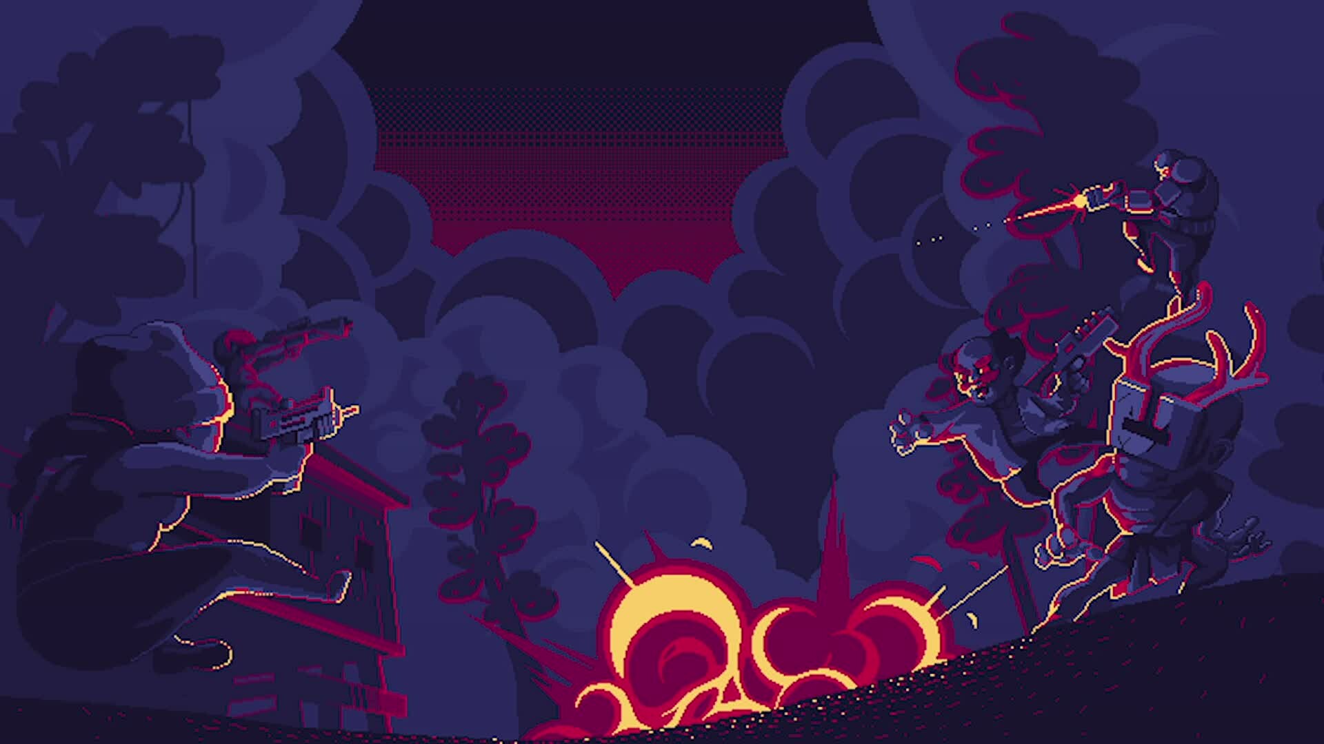 Nicolas Charron - Splashscreen / Pixel brawler project