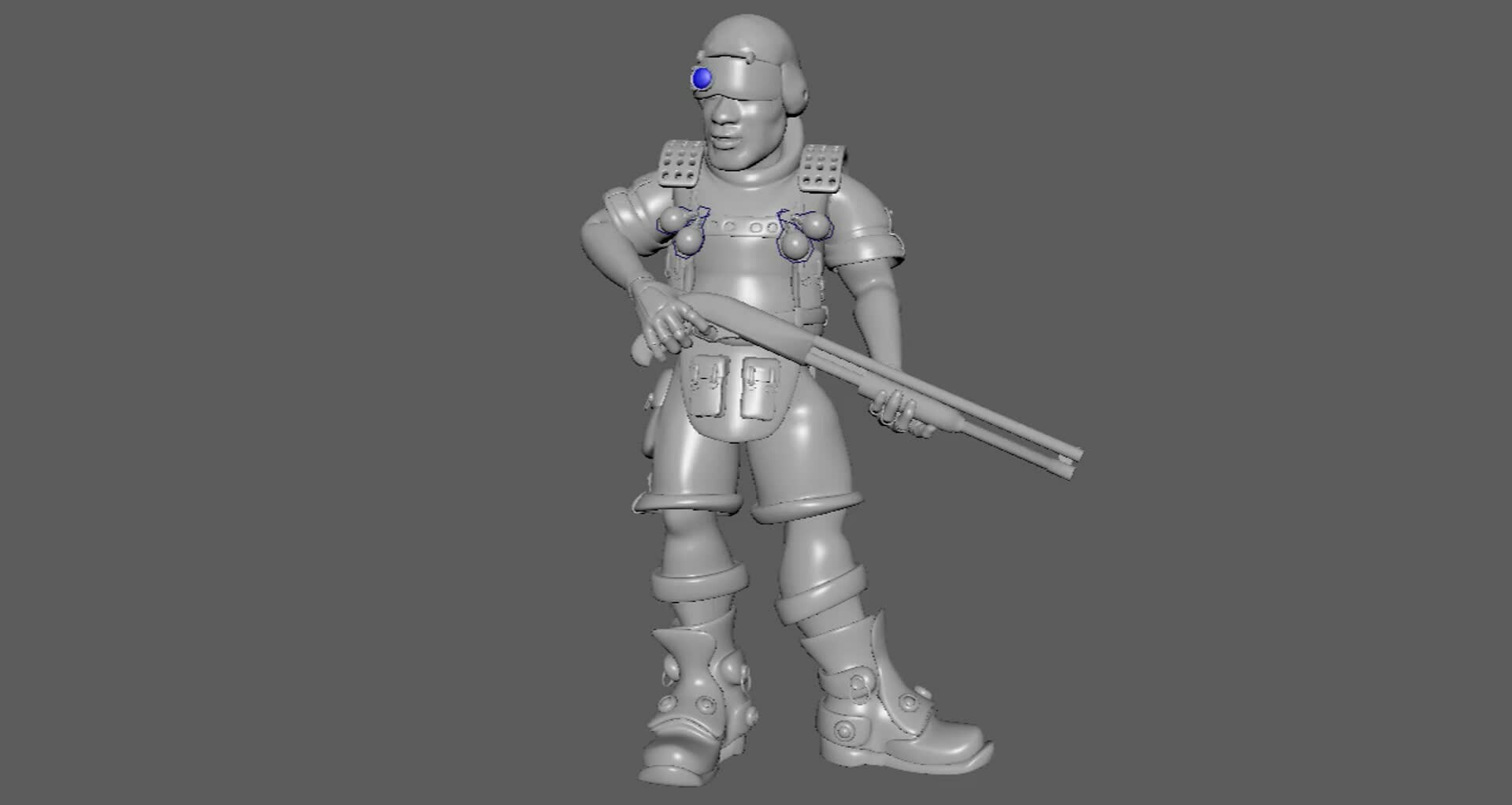 ArtStation - Soldier - Idle