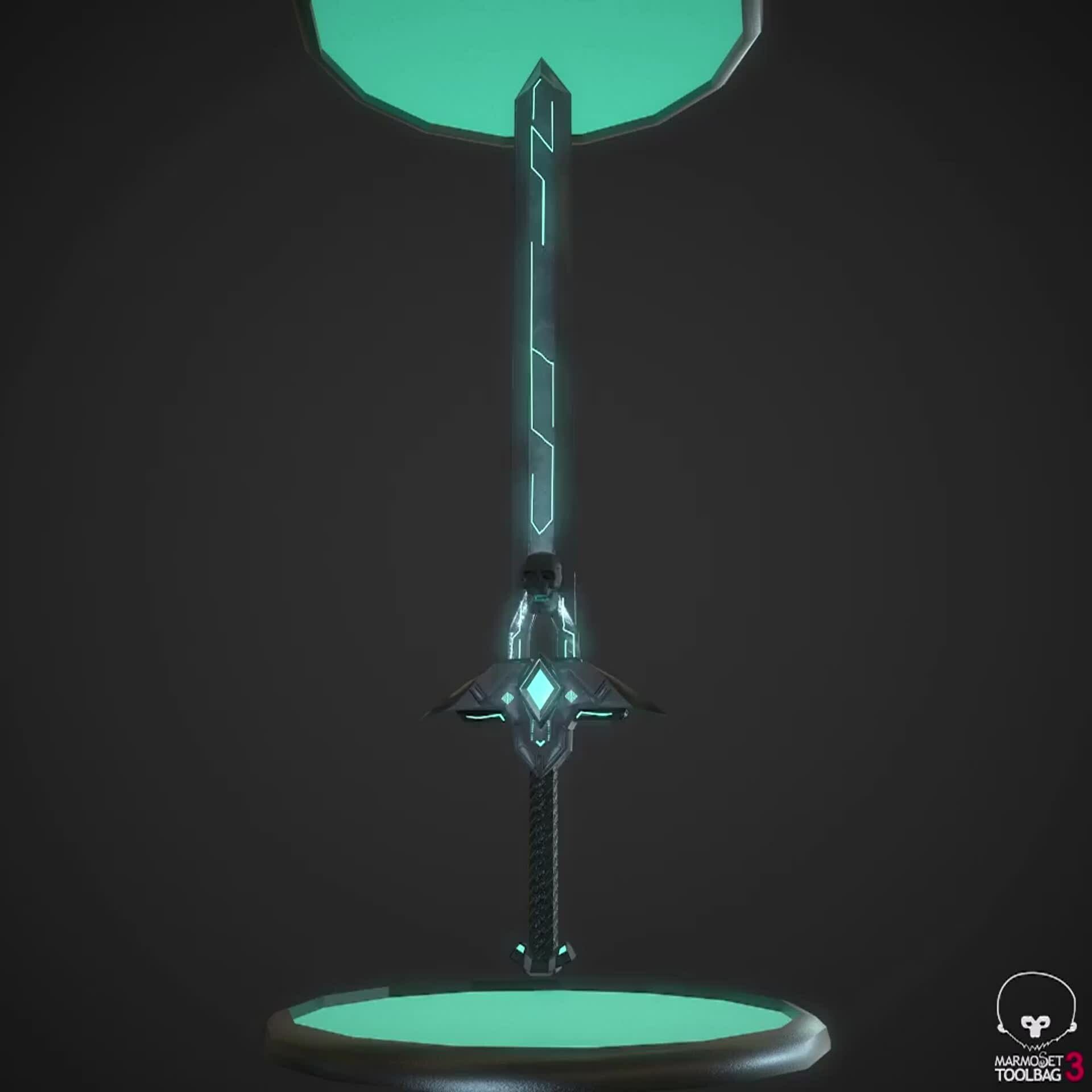 ArtStation - Sci- Fi sword