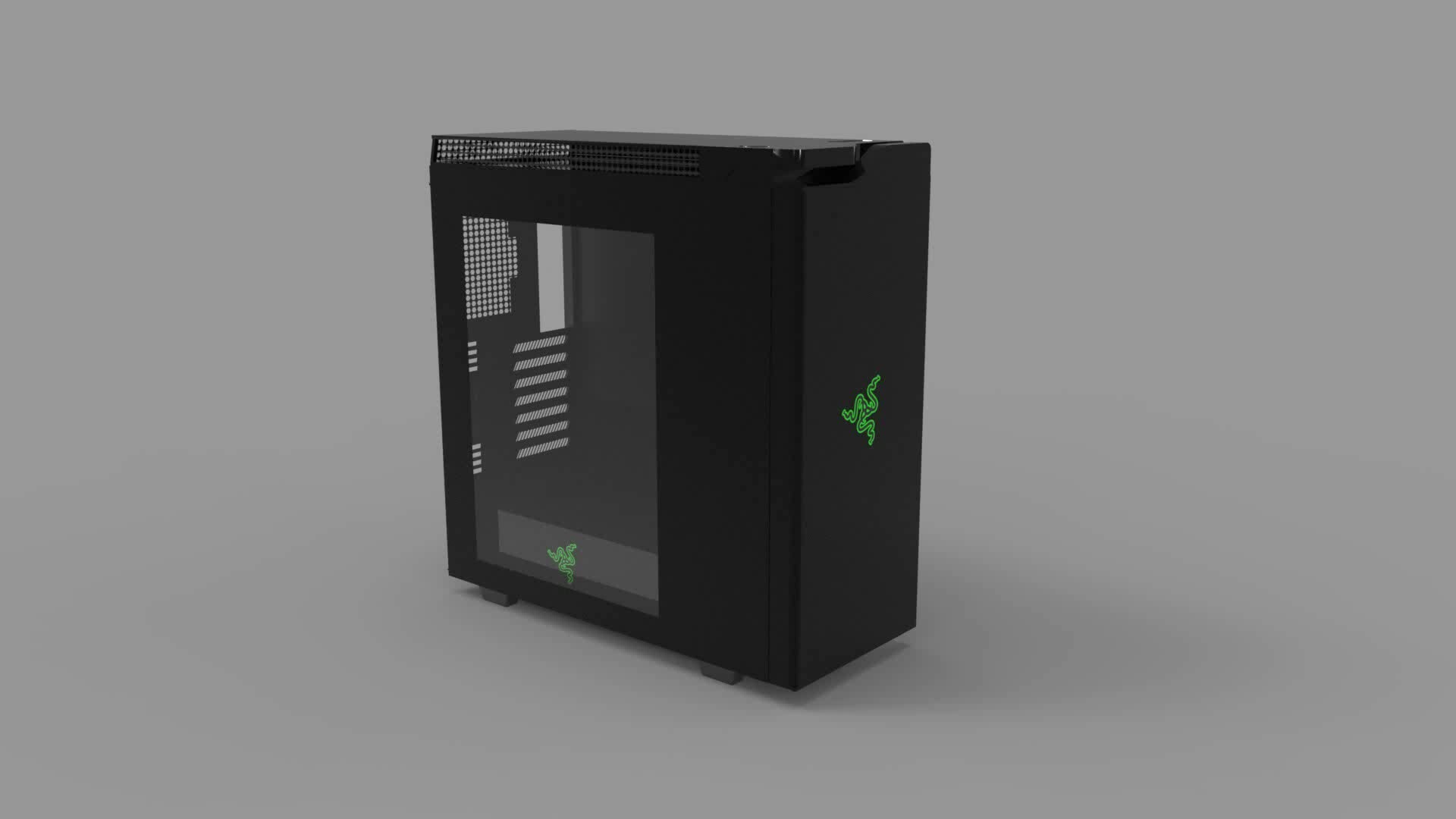 ArtStation - Razer PC Case NZXT 3D Model