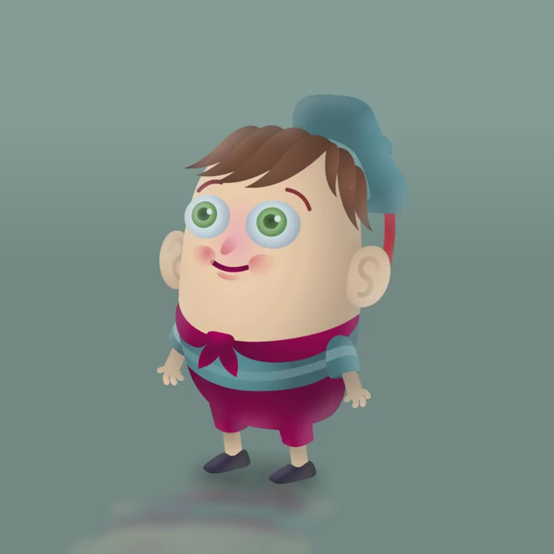 ArtStation - 38 year old boy (The Marvelous Misadventures of Flapjack)