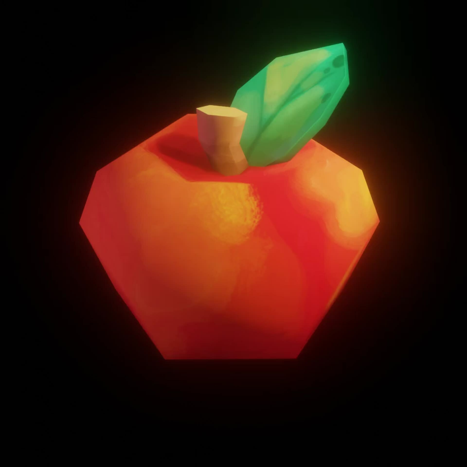 ArtStation - Lowpoly Apple