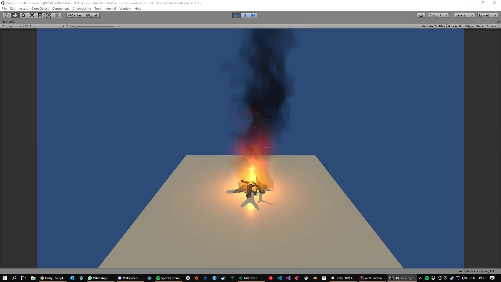 ArtStation - Stylized Campfire