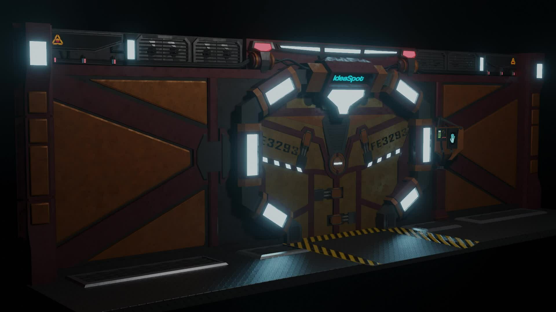 ArtStation - My first Sci-Fi door