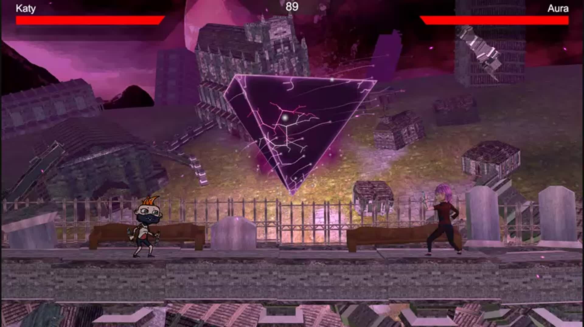 ArtStation - "2d vs 3d" game