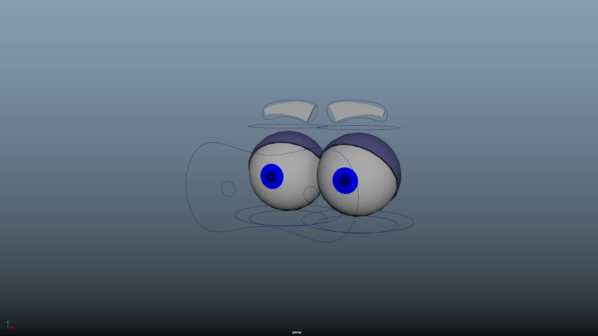 ArtStation - Cartoon eyes expressions animation and rig