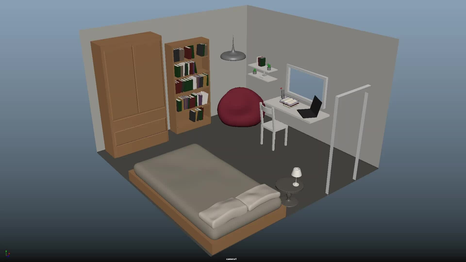 ArtStation - 3D room concept